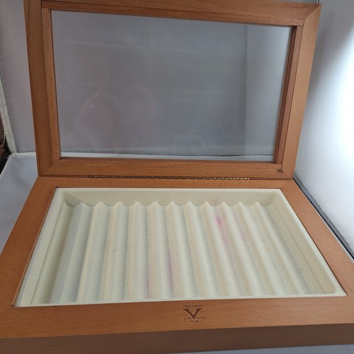 Visconti 12 Pen Display Storage Case Wooden Hand Made Italy | eBay