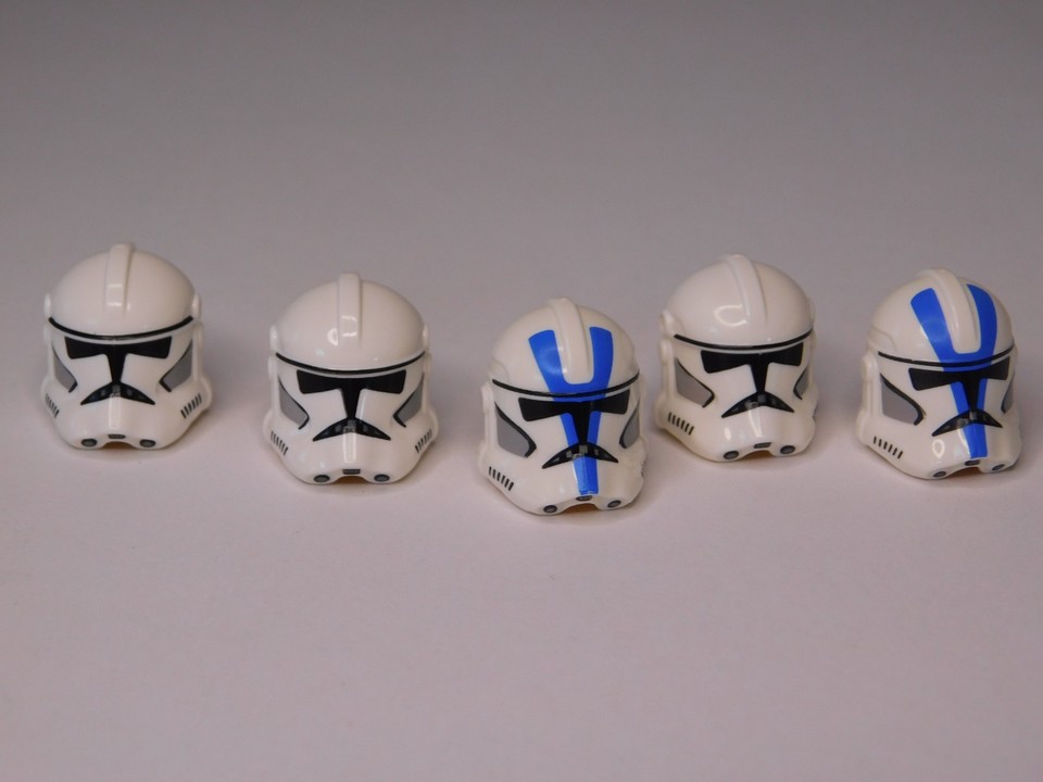 LEGO Star Wars 501st & Phase 2 Clone Troopers LOT! w/CAC Helmets! Army ...