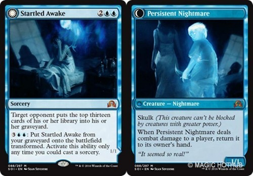 STARTLED AWAKE Shadows over Innistrad MTG Blue Sorcery Mythic Rare | eBay