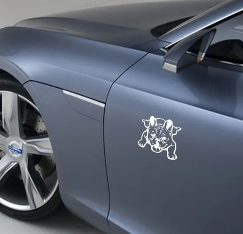 Lying French Bulldog Decal Stickers Dog Frenchie Die Cut Tumbler Car ...