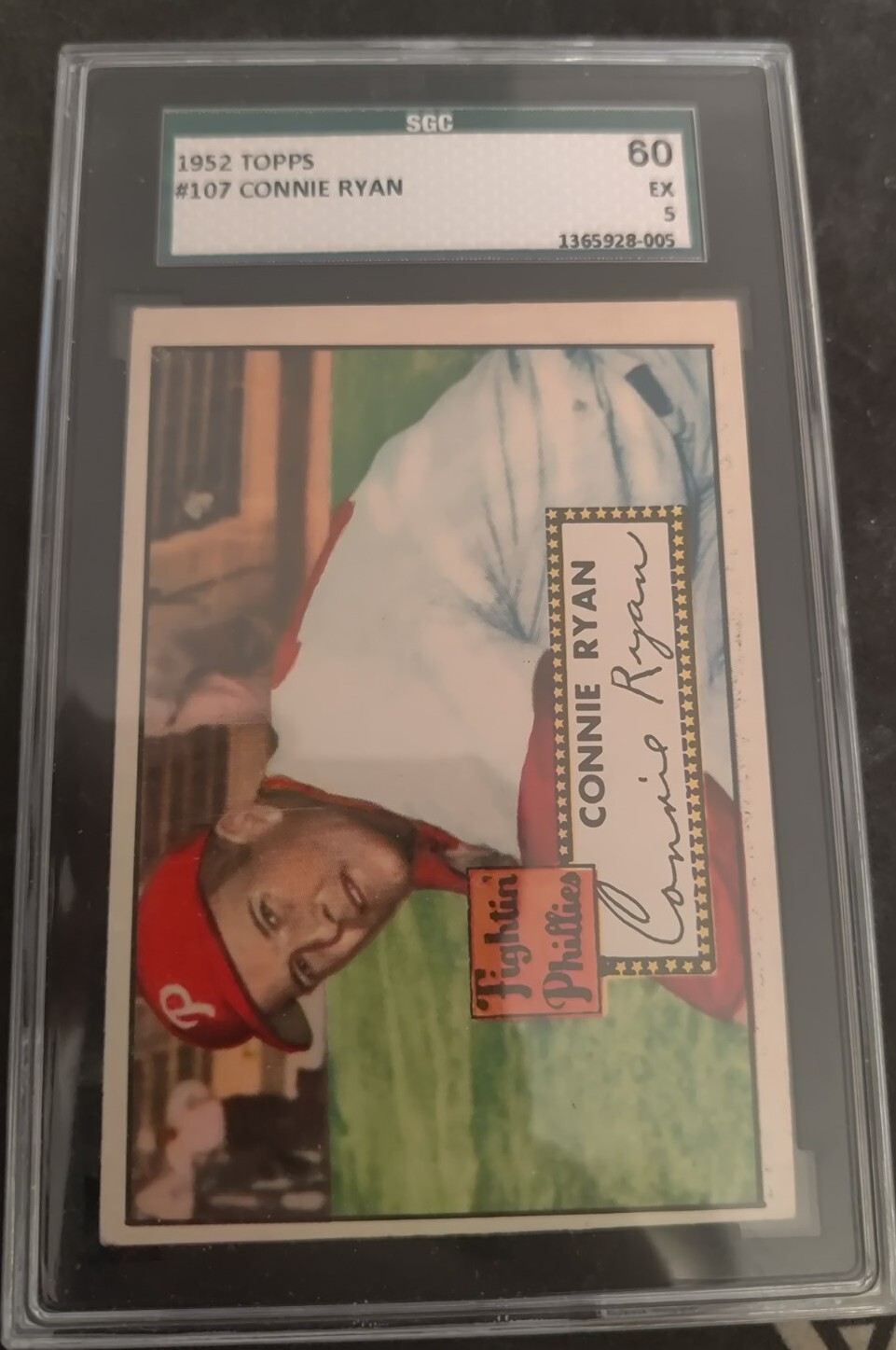 1952 Topps Connie Ryan #107 SGC 5 EX Phillies | eBay
