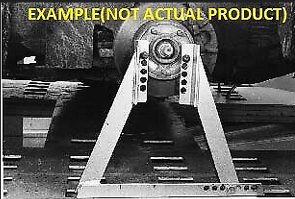 SET#43 FRAME MACHINE ADJUSTABLE 2 UNIVERSAL WHEEL STANDS CHIEF STYLE ...