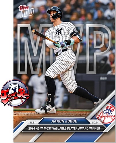 Aaron Judge AL MVP WINNER 2024 MLB TOPPS NOW OS-5 | eBay