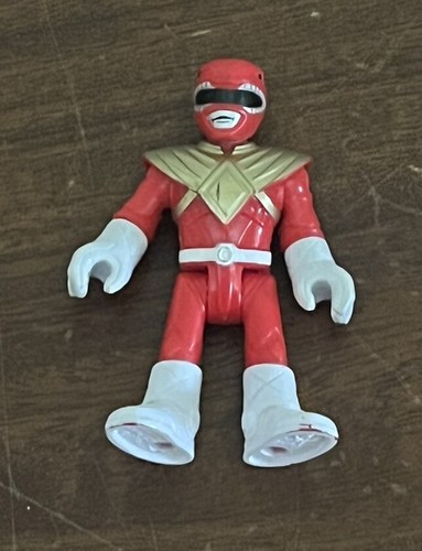 Fisher Price Imaginext Power Rangers Red Ranger with Gold Armor Figure ...