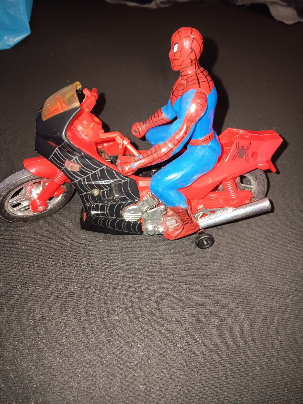 ToyBiz 1996 Marvel Comics Spider-Man for Cycle Motorcycle Action Figure ...