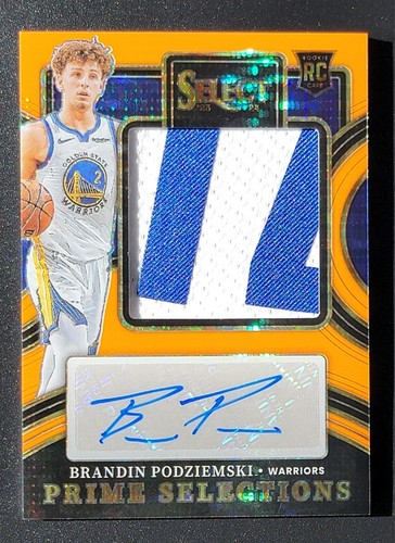 BRANDIN PODZIEMSKI - 2023 Select Prime Selections - Jersey Auto PS-POD ...