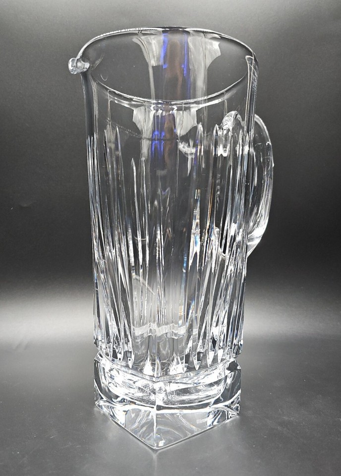 Waterford Crystal CLARION Martini Pitcher EXCELLENT Square Vertical Cut ...
