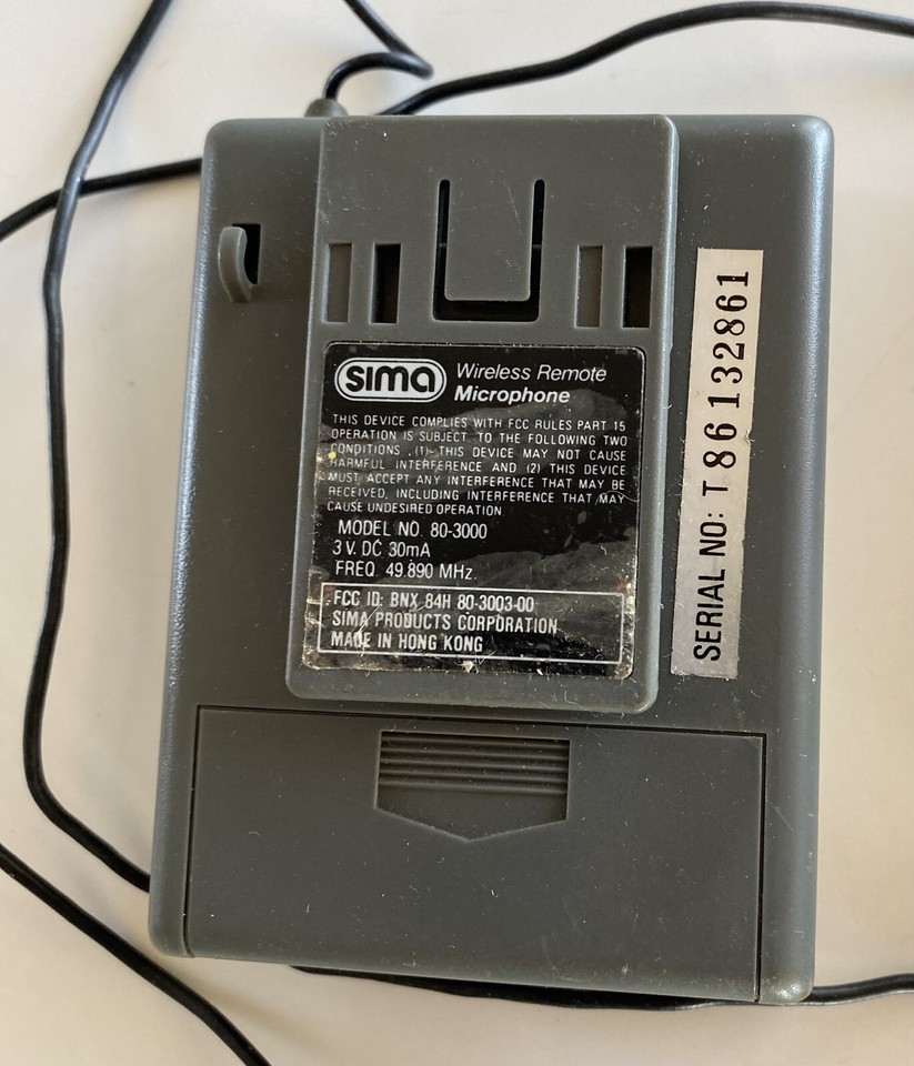 Sima Sound Catcher Wireless Remote Microphone And Receiver (boxN) | eBay