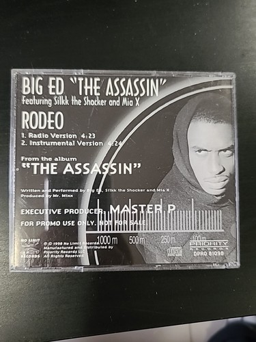 RARE NEW Big Ed The Assassin/Rodeo PROMO CD Mia X SILKK Master P NO ...
