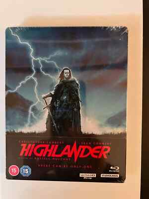 HIGHLANDER 4K ULTRA HD/BLU-RAY - STEELBOOK - ZAVVI - LIMITED EDITION ...
