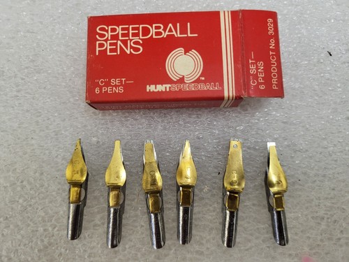 Vintage Speedball Pens C-set 6 Pcs | eBay