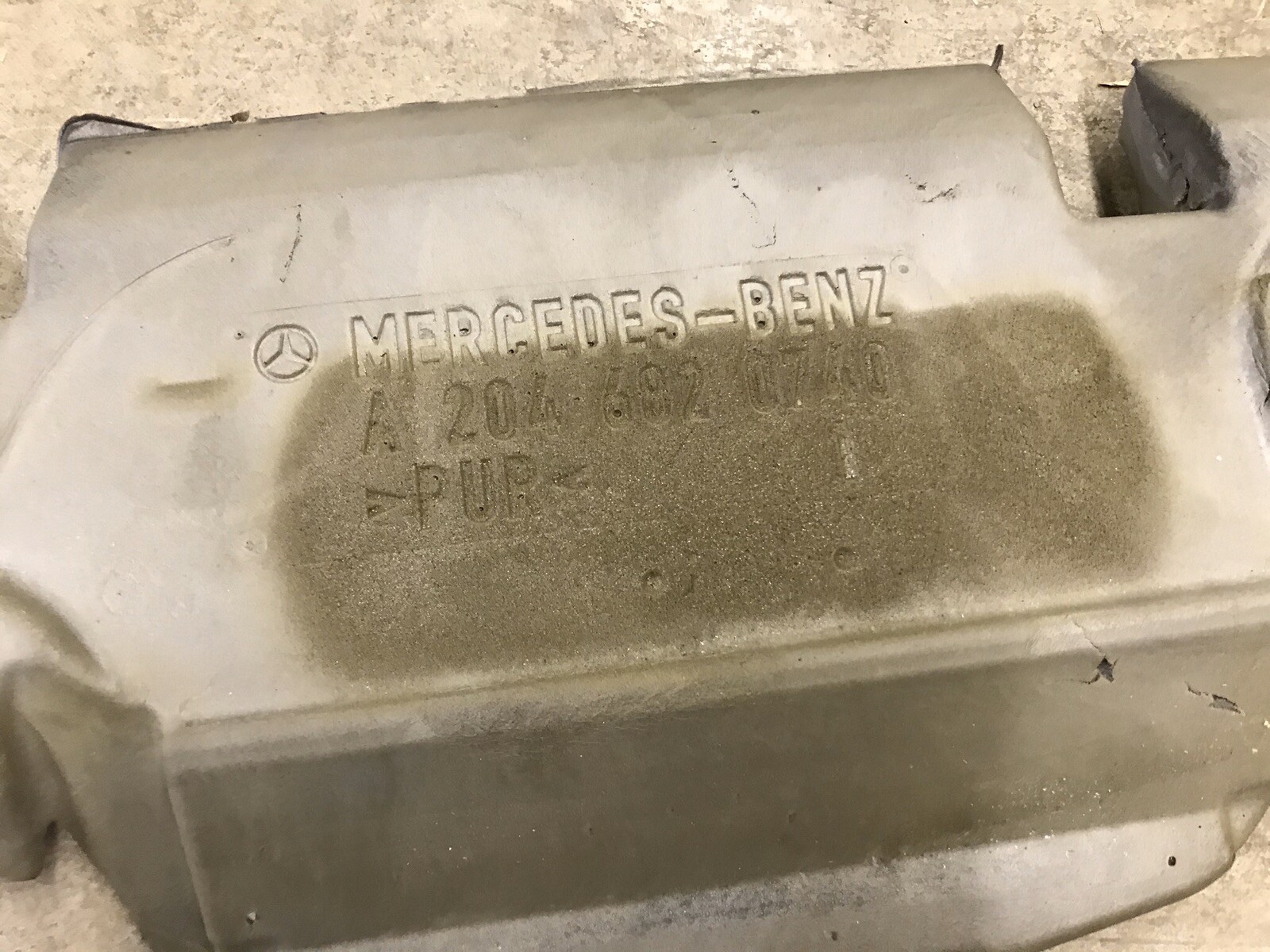 2008 - 2014 MERCEDES C250 C300 C350 W204 Rear Parcel Shelf Insulator ...