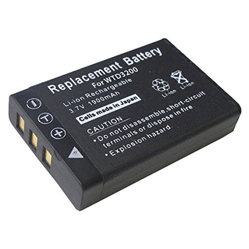 Replacement Battery for Wasp WDT3200, WDT3250 and WPA1200 Scanners ...