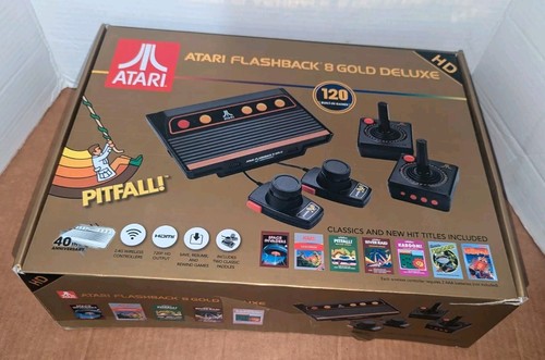 Atari Flashback 8 Gold Deluxe 40th Anniversary Edition Wireless ...