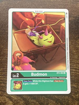Budmon Pre-Release BT4-004U Digimon TCG L4794* | eBay
