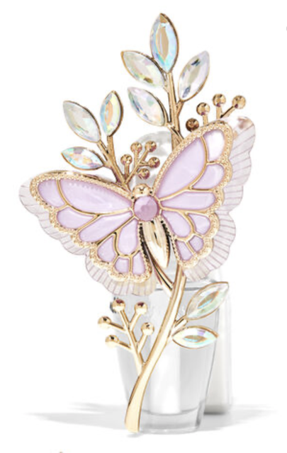 Bath & Body Works Lavender Embellished Spring Butterfly Wallflower Plug ...