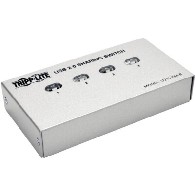Tripp Lite 4-port Usb 2.0 Hi-speed Printer / Peripheral Sharing Switch ...