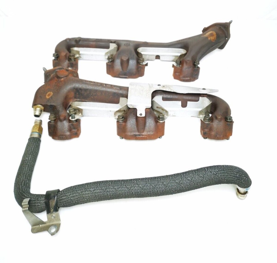 GM OEM 10045315/6 10220275 Left-Right Exhaust Manifolds 88-95 Trucks V8 ...
