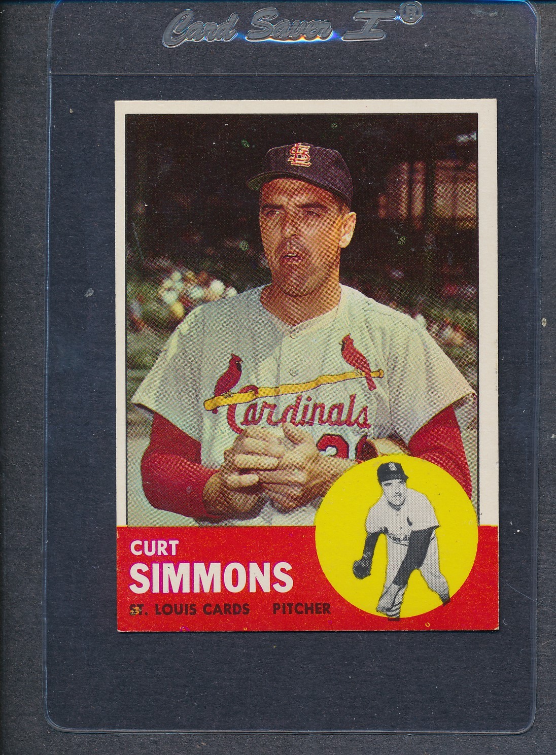 1963 Topps #022 Curt Simmons Cardinals EX/MT *3377 | eBay