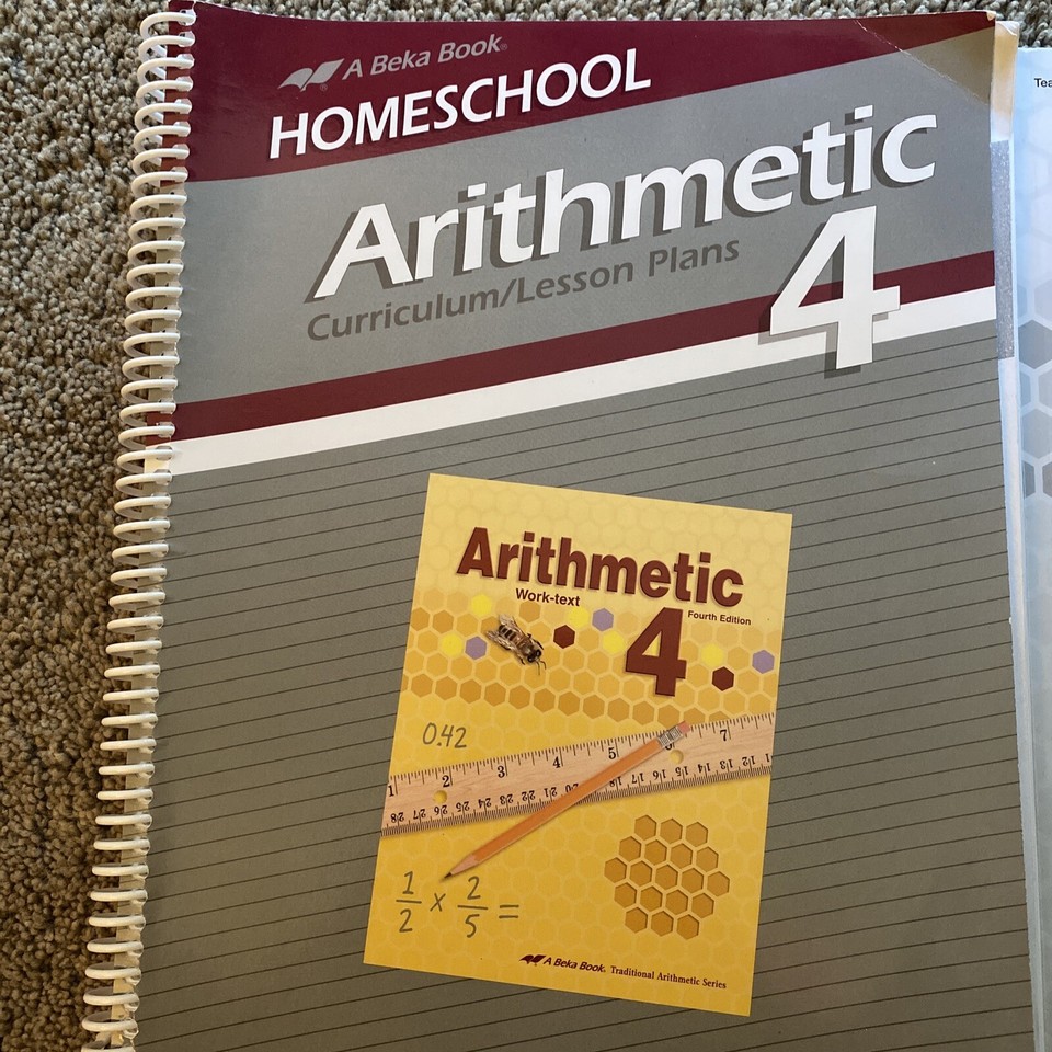 A Beka Homeschool 4th Arithmetic 4 Curriculum/Lesson Plans Test Speed ...