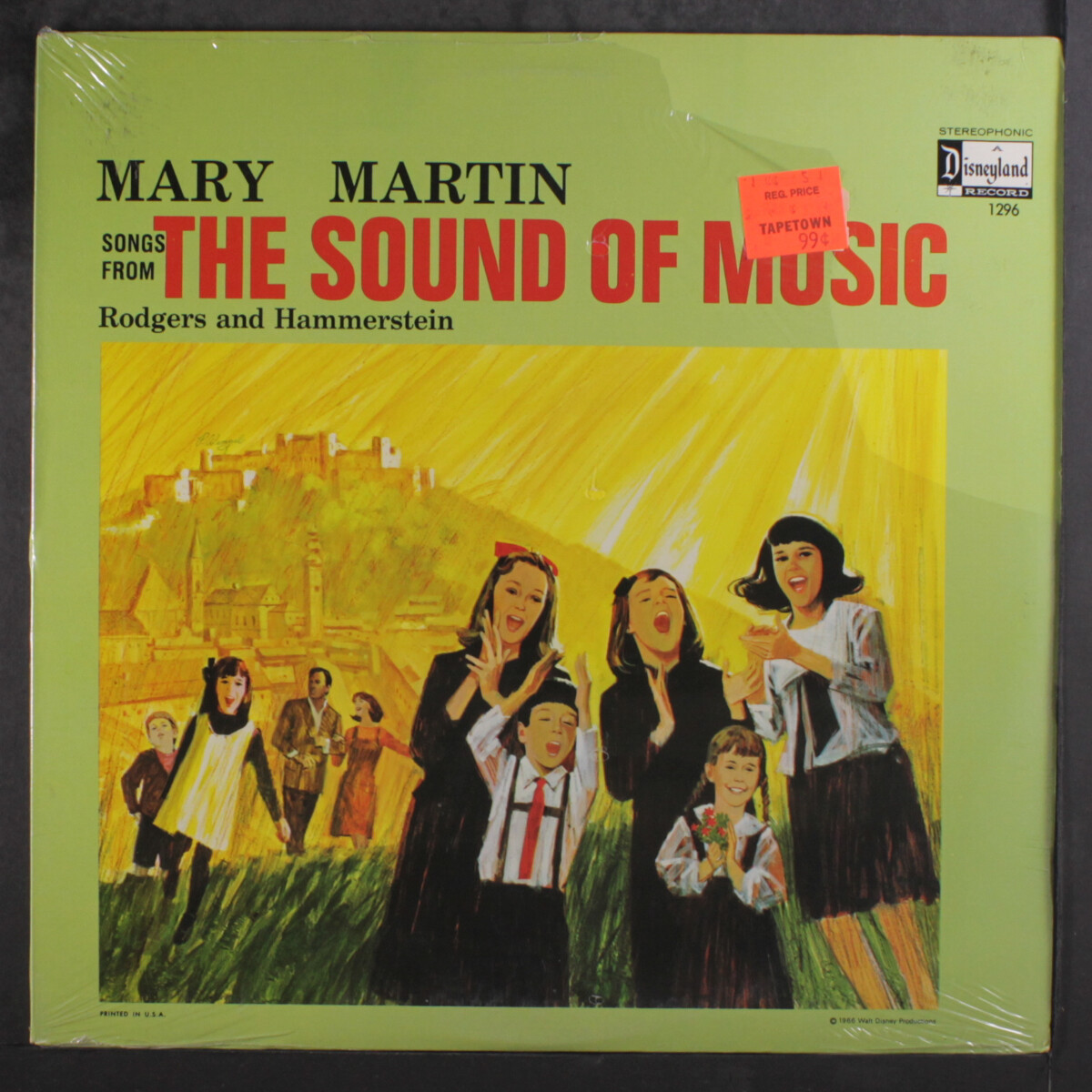 MARY MARTIN: songs from the sound of music DISNEYLAND 12" LP 33 RPM ...