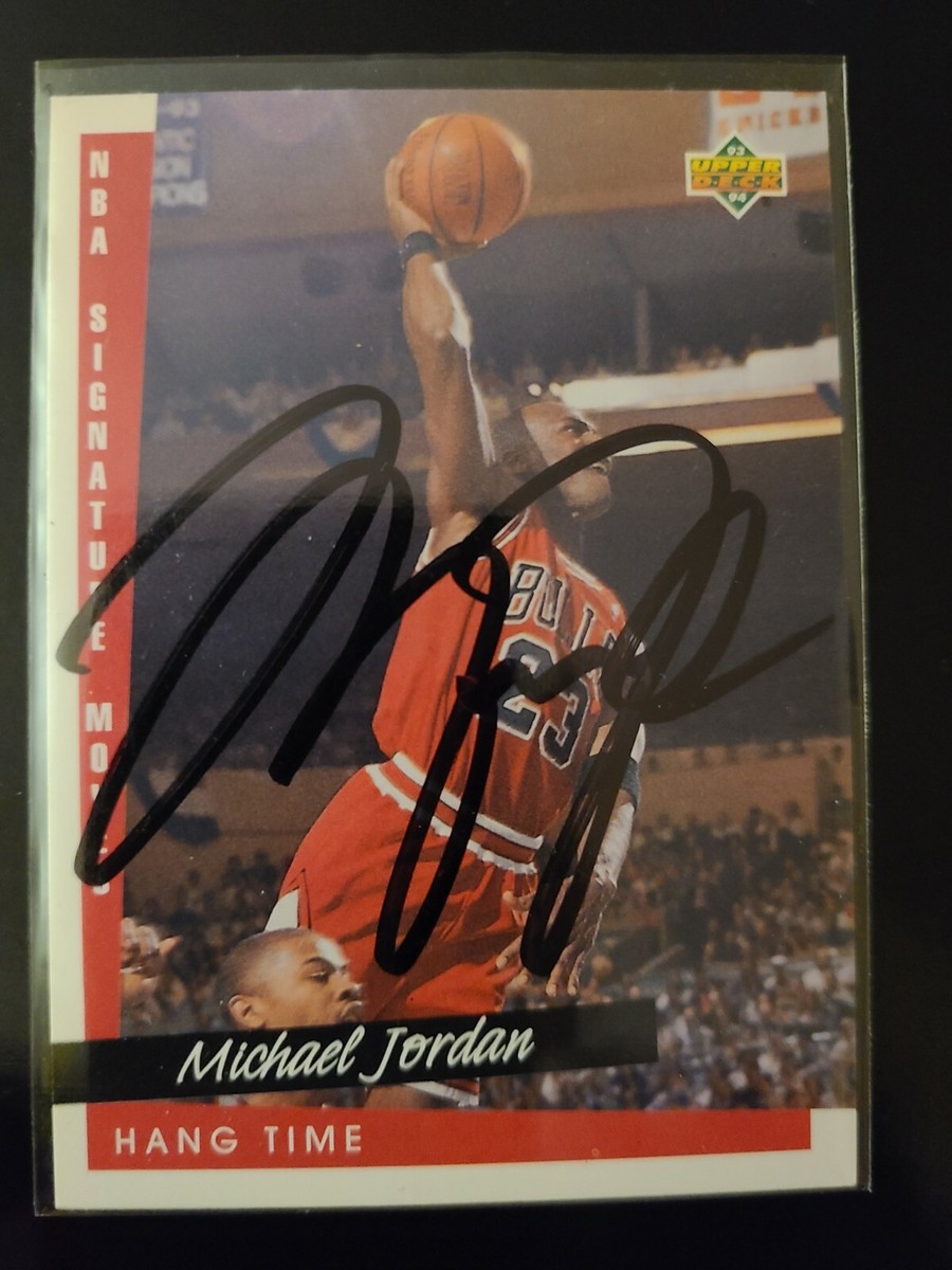 Michael Jordan Autograph Card