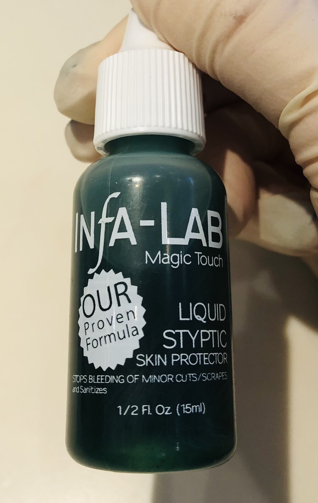 X2 Infa-Lab MAGIC TOUCH Liquid Styptic Nails Stop Bleeding Skin ...