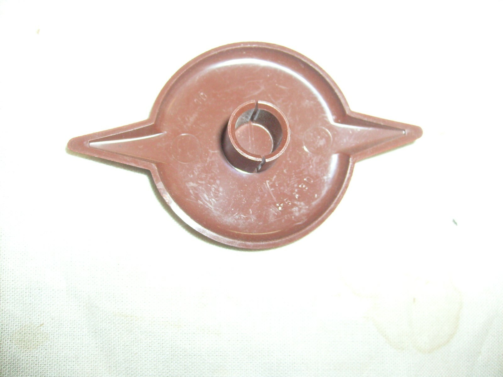 Vintage Large Brown TV Channel Dial Knob Radio pointer Knob - Retro ...