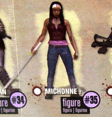 Walking Dead McFarlane Building Set - MICHONNE - #35 Blind Bag Series 3 | eBay