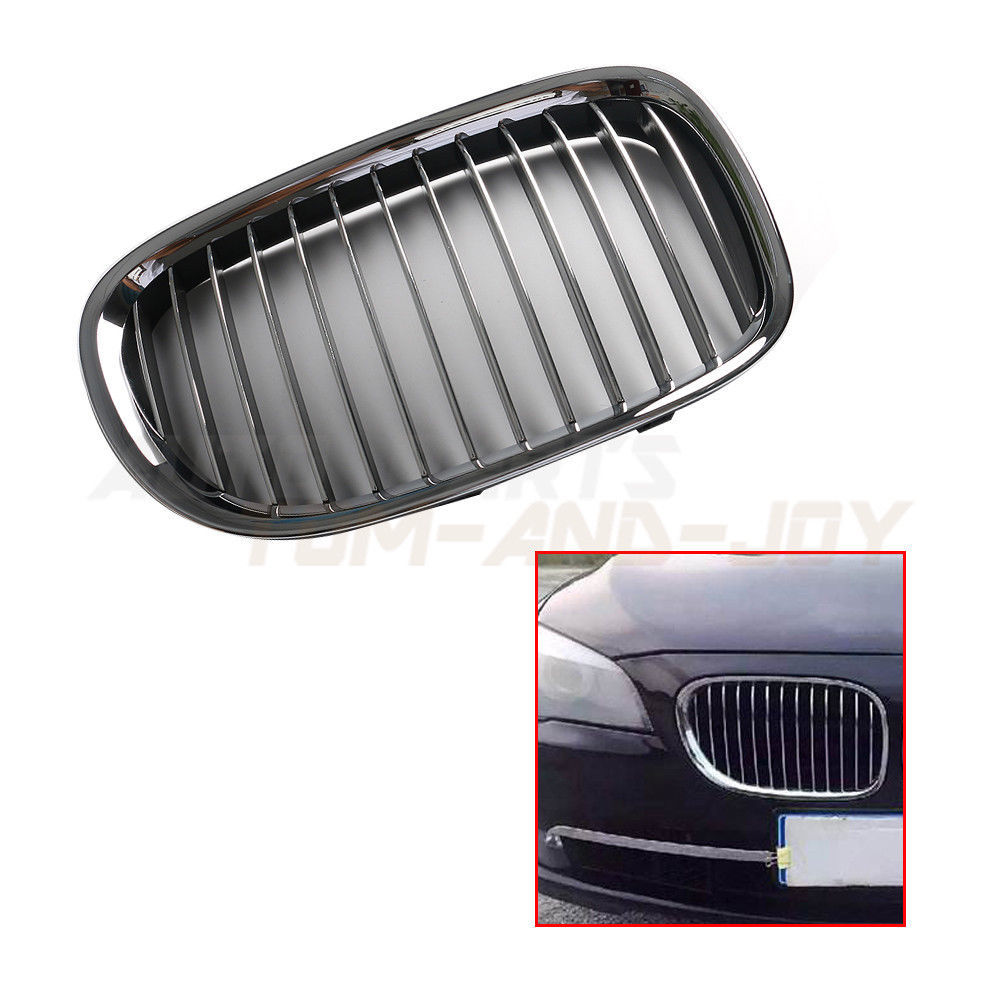Right Front Bumper Chrome Grille 51117184152 For BMW 7 Series 2009-2014 ...