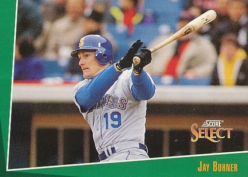#202 SEATTLE MARINERS # JAY BUHNER - RF # BASEBALL CARD SCORE SELECT ...