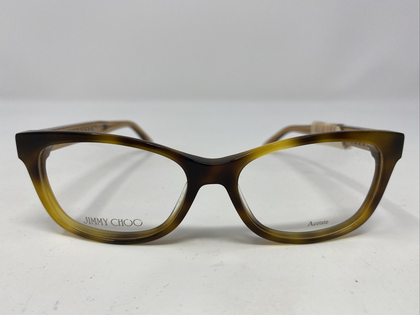 Jimmy Choo Italy JC193 XLT 52-16-140 Havana/Beige Full Rim Eyeglasses ...