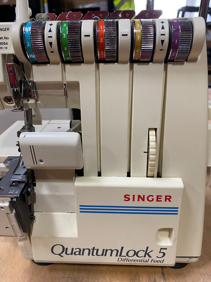 Singer 14T957DC 5-Thread Serger Overlock Chainstitch Sewing Machine ...