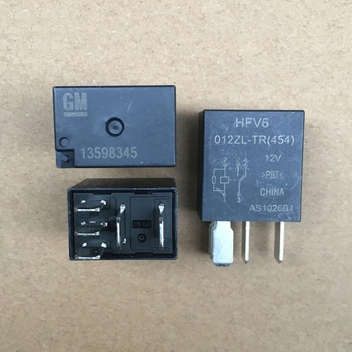 1PC HONGFA HFV6-012ZL-TR GM 13598345 Power Relay 12VDC 5 Pins | eBay