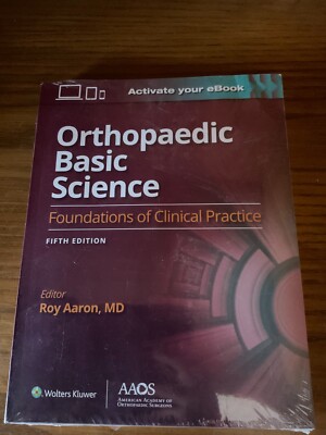 AAOS Orthopaedic Basic Science by Roy Aaron (2020) (Sealed ...