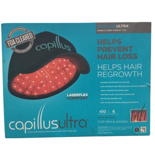 Capillus 82 Laser Hair Growth Therapy Cap for Men & Women - Lightly ...