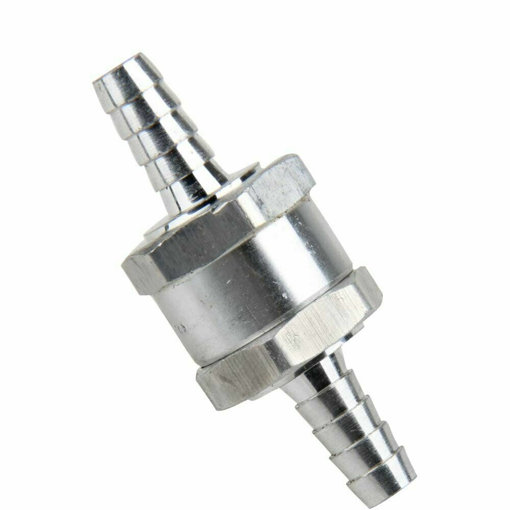 2X 8mm 5/16" Aluminium Fuel Line One Way Non Return Check Valve Petrol ...