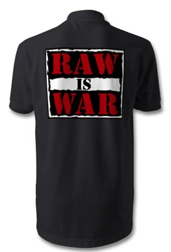 Wwe Polo t-shirt wwe Raw polo shirt wwe t-shirt top Monday night RAW ...