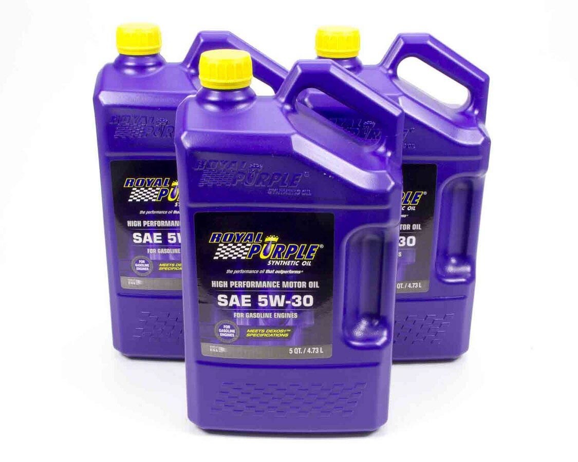Royal Purple Motor Oil - 5W30 - Synthetic - 5 qt - Set of 3 | eBay