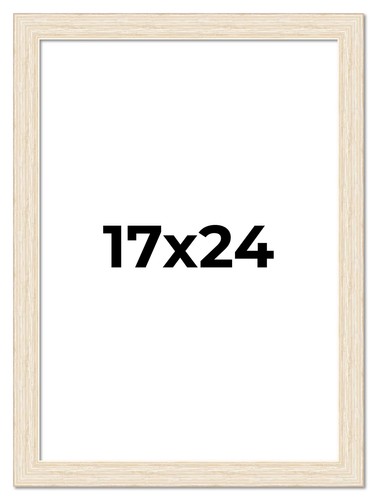 17x24 Frame White Barnwood Picture Frame - Modern Photo Frame Includes ...