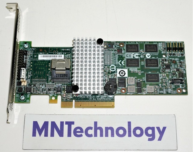 LSI L3-25121-86b SAS MegaRAID Pci-e 2.0 X8 RAID Controller Card With ...