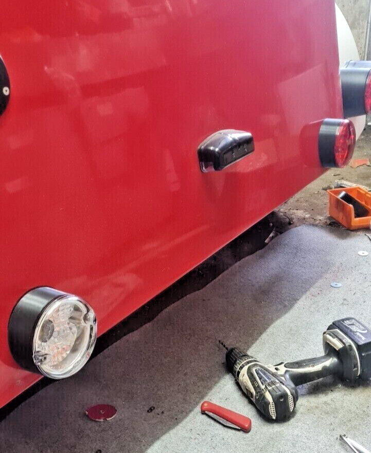 Wipac 95mm angled Light Mount plinth kit car GBS Zero Reverse Fog brake ...