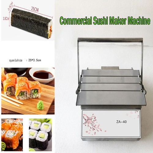 NEW Sushi Roll Making Machine Tabletop Sushi Forming Roller Maker Round ...