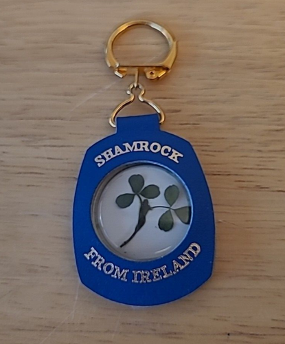 Vintage Shamrock From Ireland Good Luck Charm Keychain/Key Ring | eBay