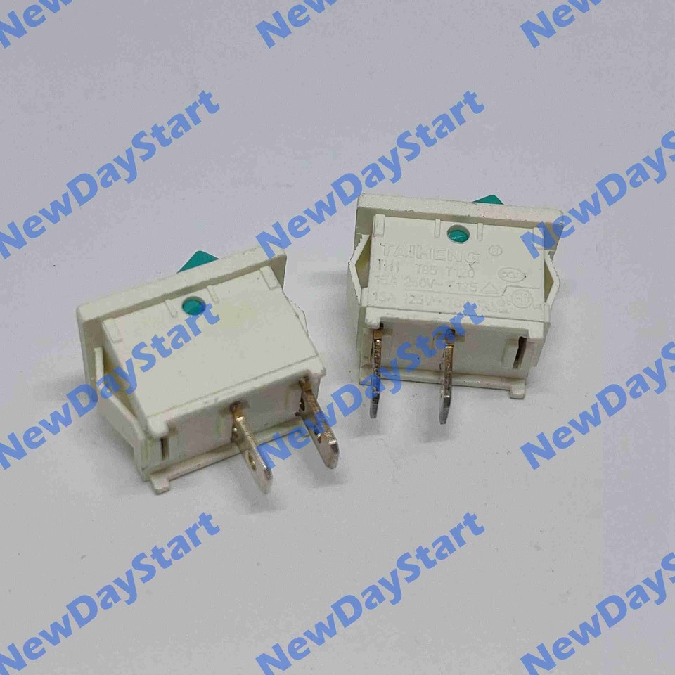 2pcs TAIHENG TH1 T85 T120 Rocker Switch 15A 250VAC 2 Pins 2 Positions ...