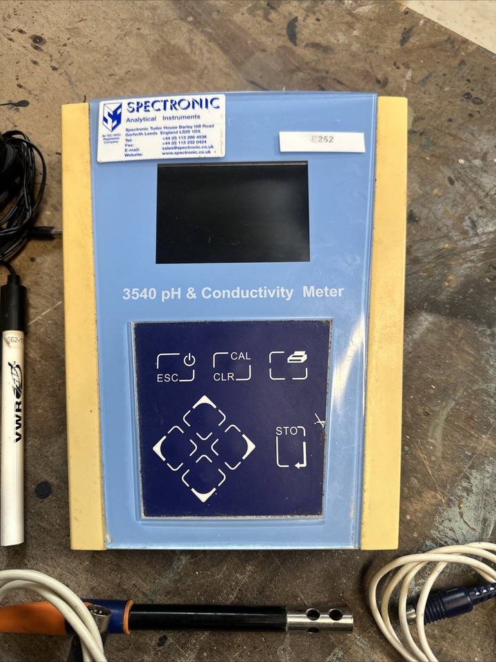 Jenway 3540 Combined pH and Conductivity Meter | eBay