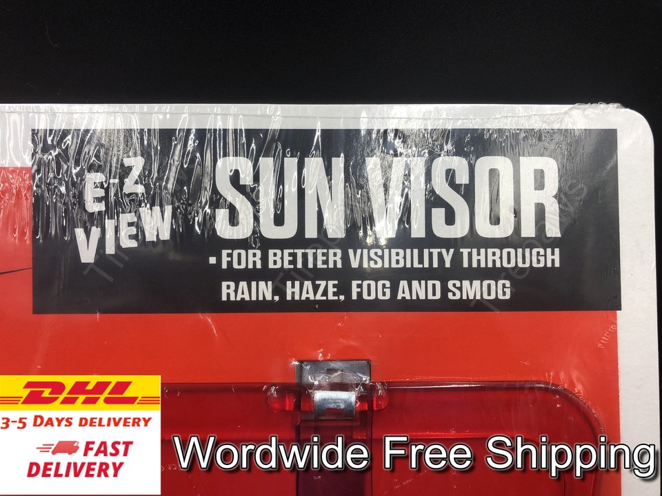 Vintage Style Sun visor Accessories Red Fits: 50's FORD CHEVY Hot Rod ...