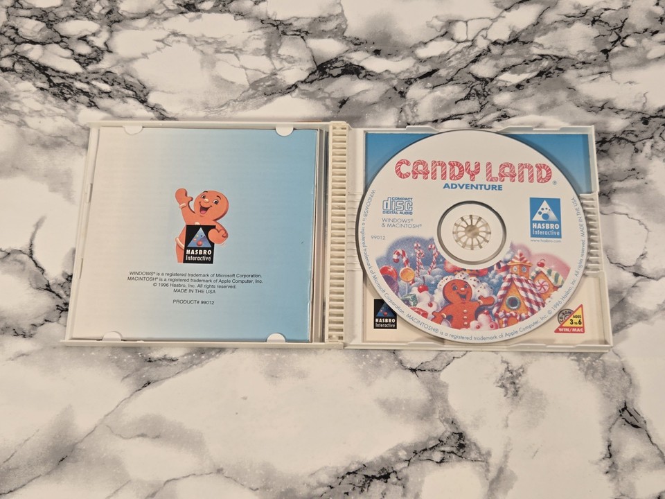 Candy Land Adventure - Hasbro Interactive (PC CD-ROM, 1997) -- Vintage ...
