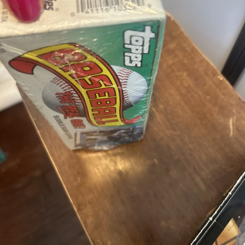 1990 Topps Baseball Cards Box New – 36 Sealed Packs – Real One Bubble ...