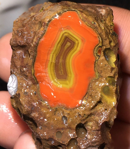 Rare Natural Warring States Red Agate Rough Geode Quartz Crystal ...